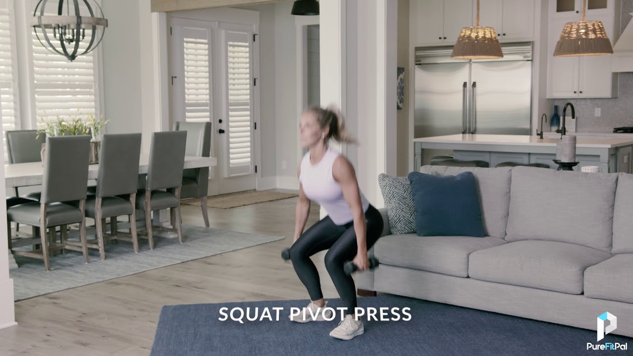 Squat Pivot Press - YouTube