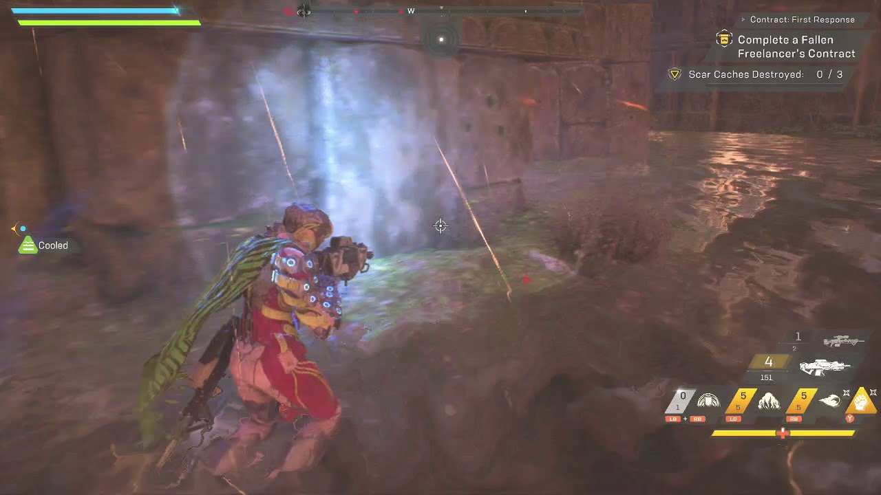 Anthem Use Devastator and Storm Firepower Destroy Scar Caches - YouTube