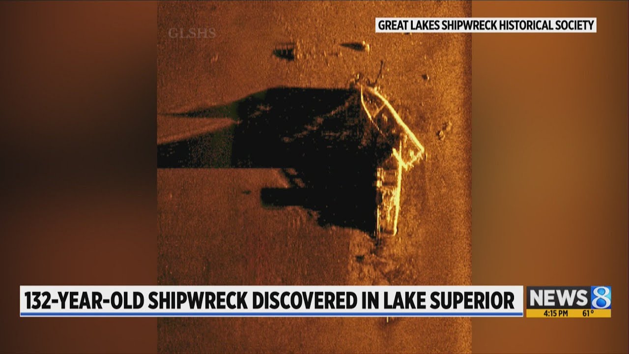 132-year-old shipwreck discovered in Lake Superior - YouTube