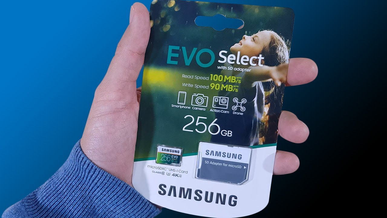 Samsung EVO Select 256GB microSDXC U3 BNIB Gaak - YouTube