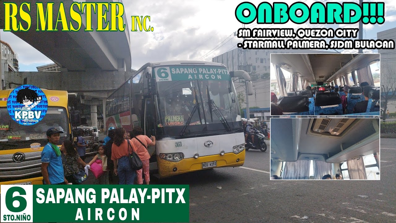ONBOARD!! Bus Ride RS Master Inc. 858-R (Higer KLQ6119E3 V91) || SM ...