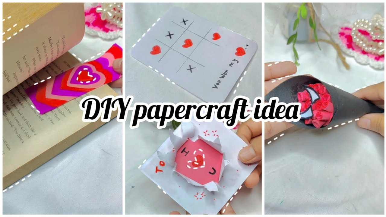 Diy paper craft ideas 💖 /creative/easy paper craft tutorials/video 💗💕 ...