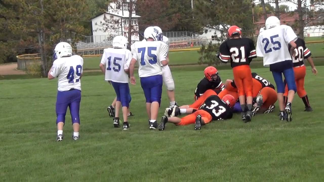 New York Mills vs Browerville 8th Grade 2014 - YouTube