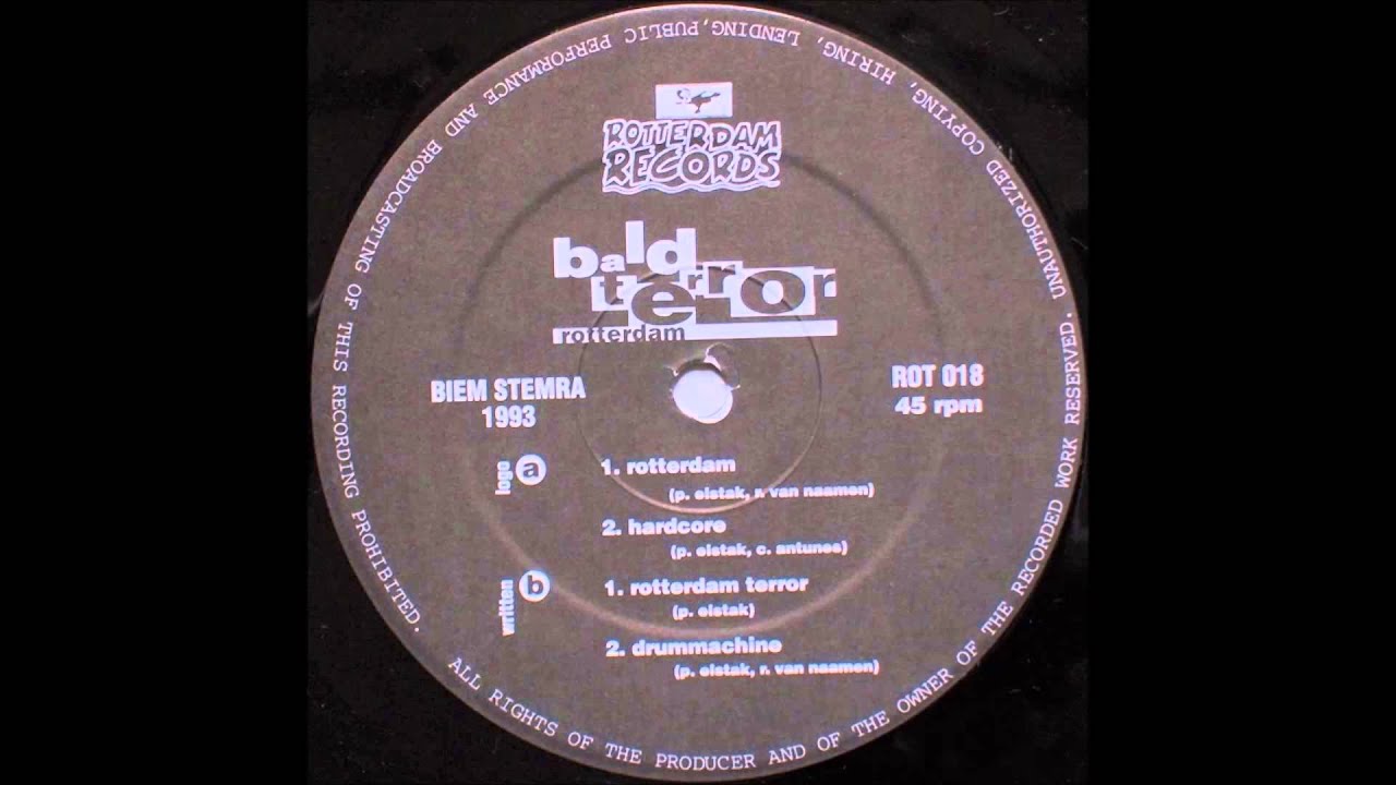 Bald Terror - Rotterdam Terror (1993) - YouTube