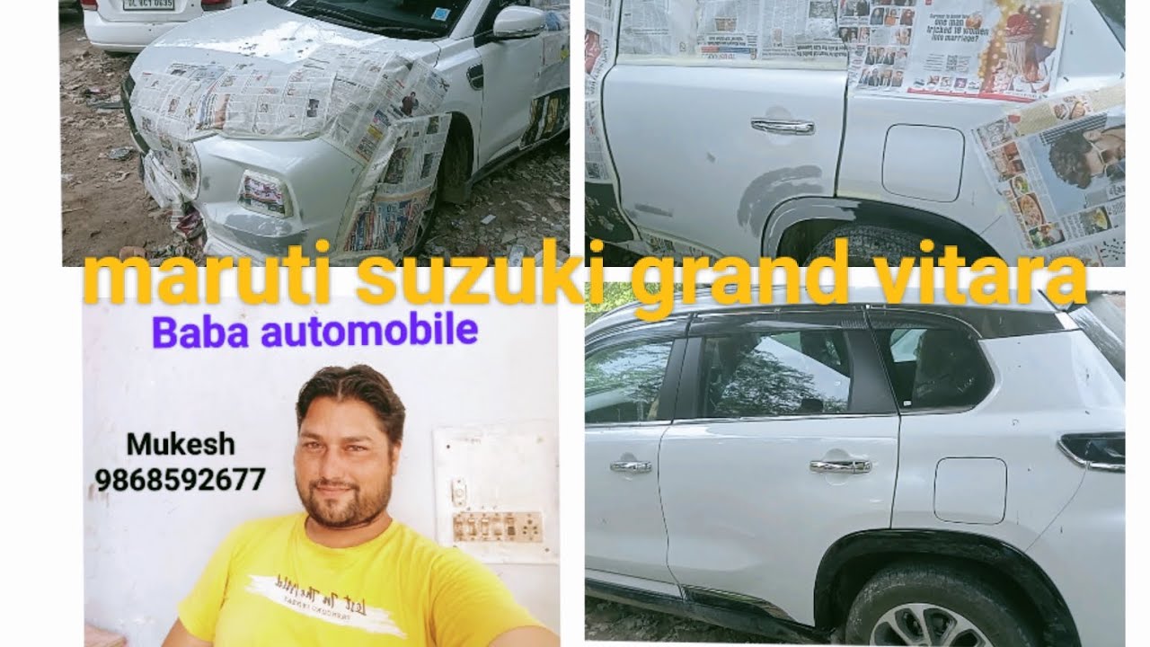 denting painting grand vitara best car repair how to car dent paint in ...