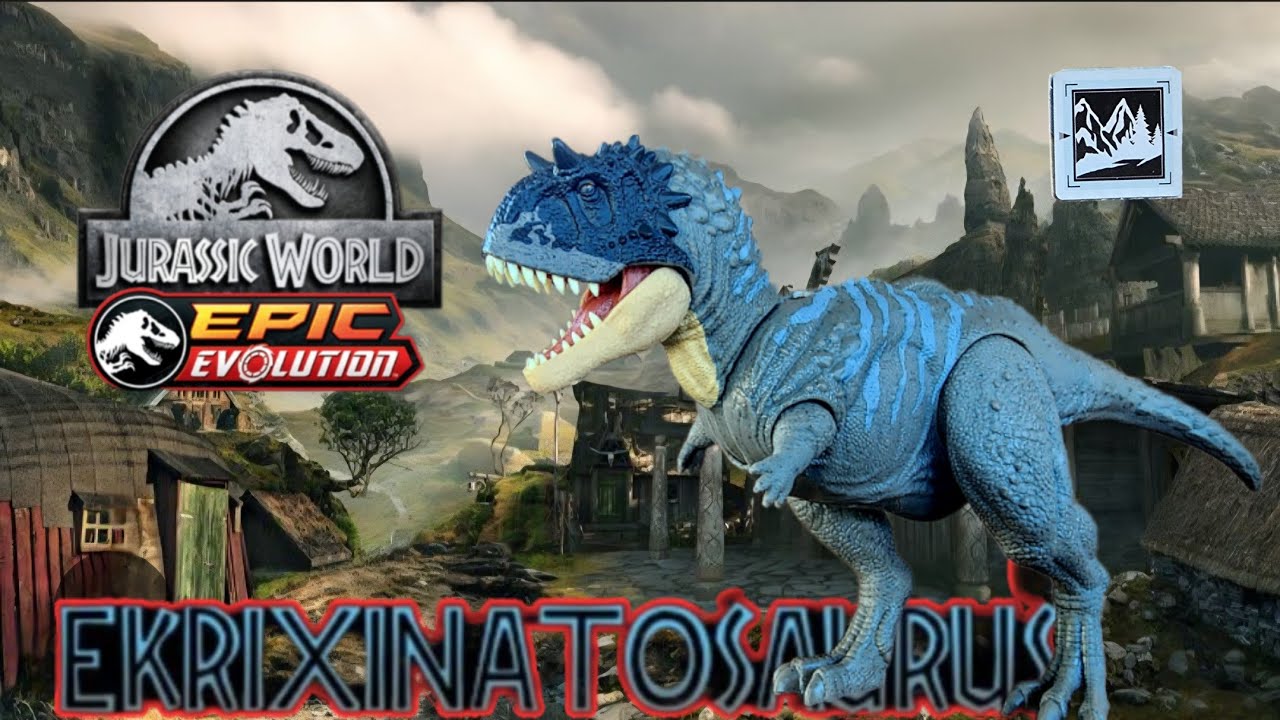 JW Epic Evolution: Ekrixinatosaurus 🔵Rare🔵 unboxing & review... - YouTube