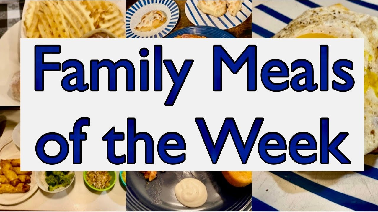 Family of 4 | Meals | Breakfast for Dinner | Pork Fried Rice | BBQ ...