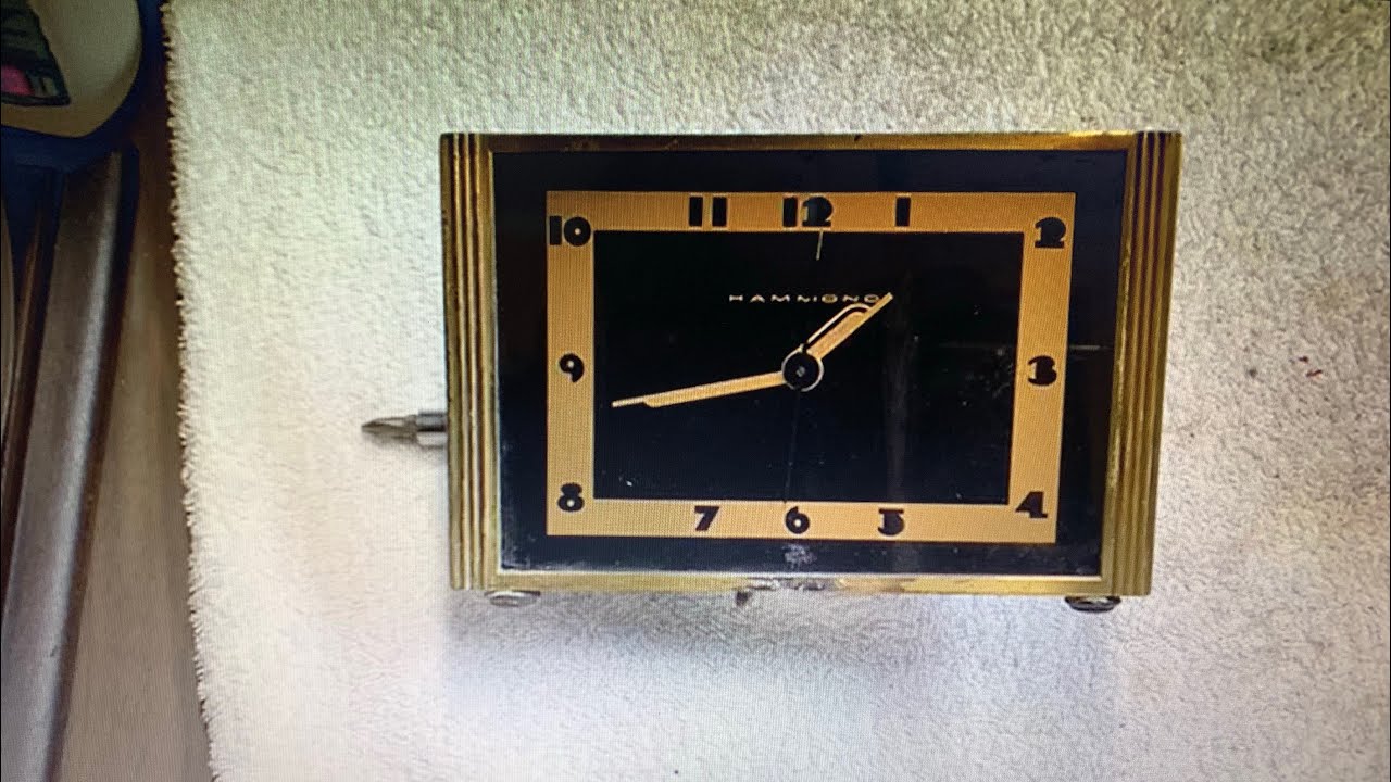 Repair and Restoration of a Hammond Riviera Alarm Clock - YouTube