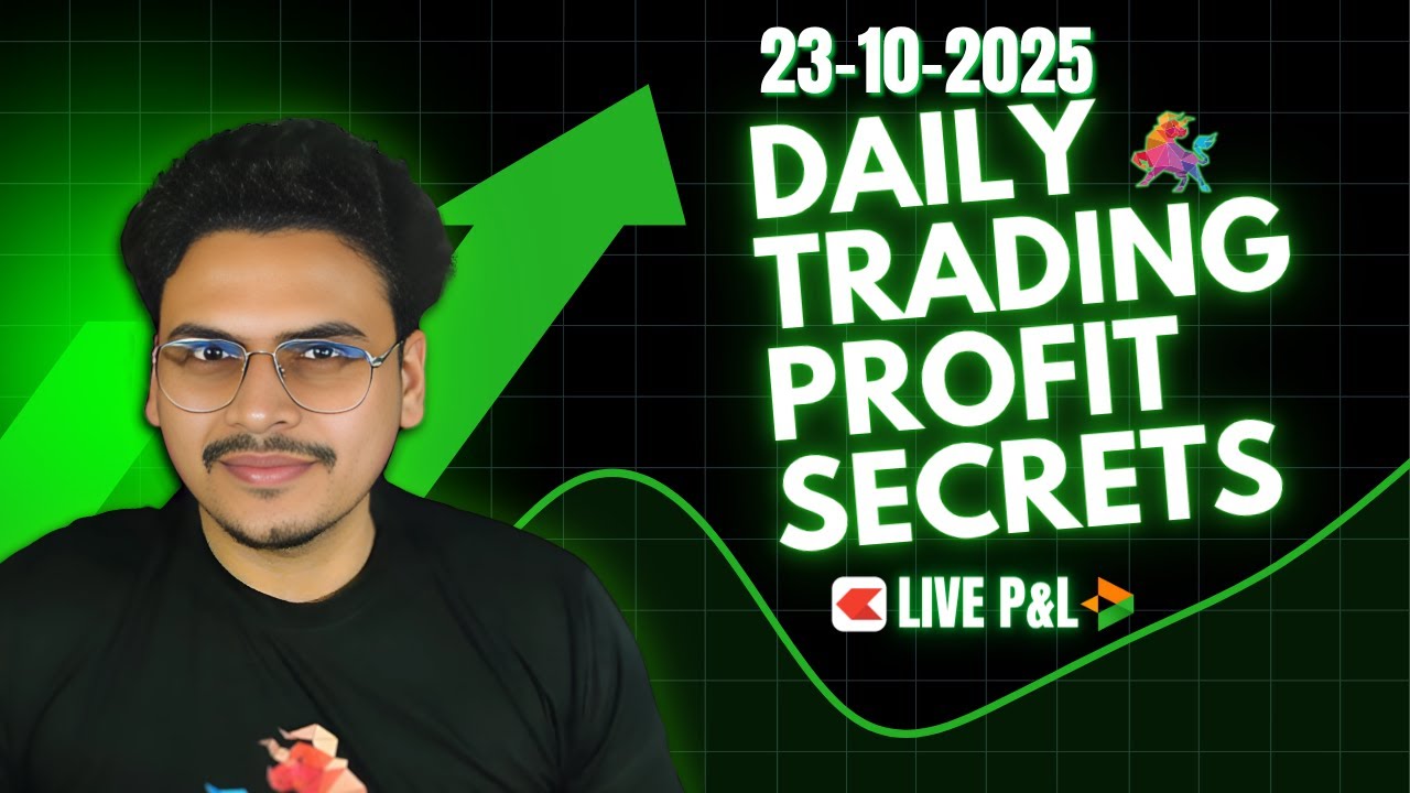Stock Market Secret: How Traders Really Make Money! | Live P&L Oct 23 ...