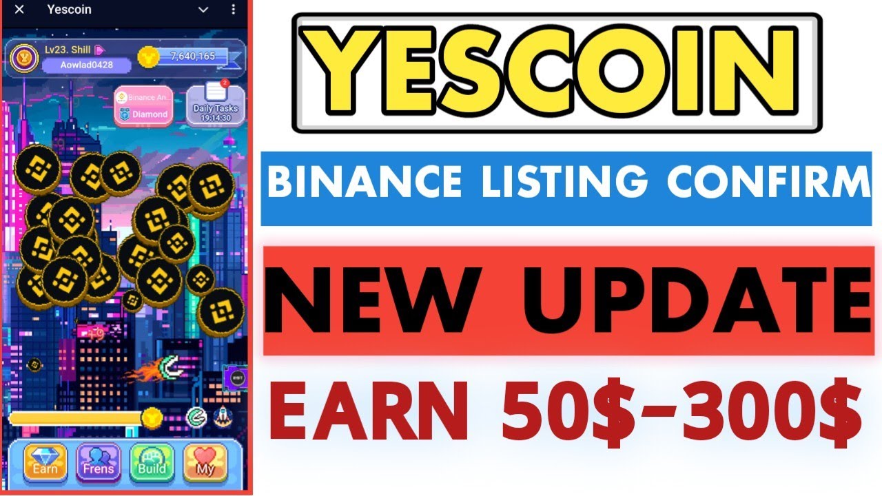 Yescoin Telegram Mining Airdrop | Yescoin Listing Binance | Binance ...