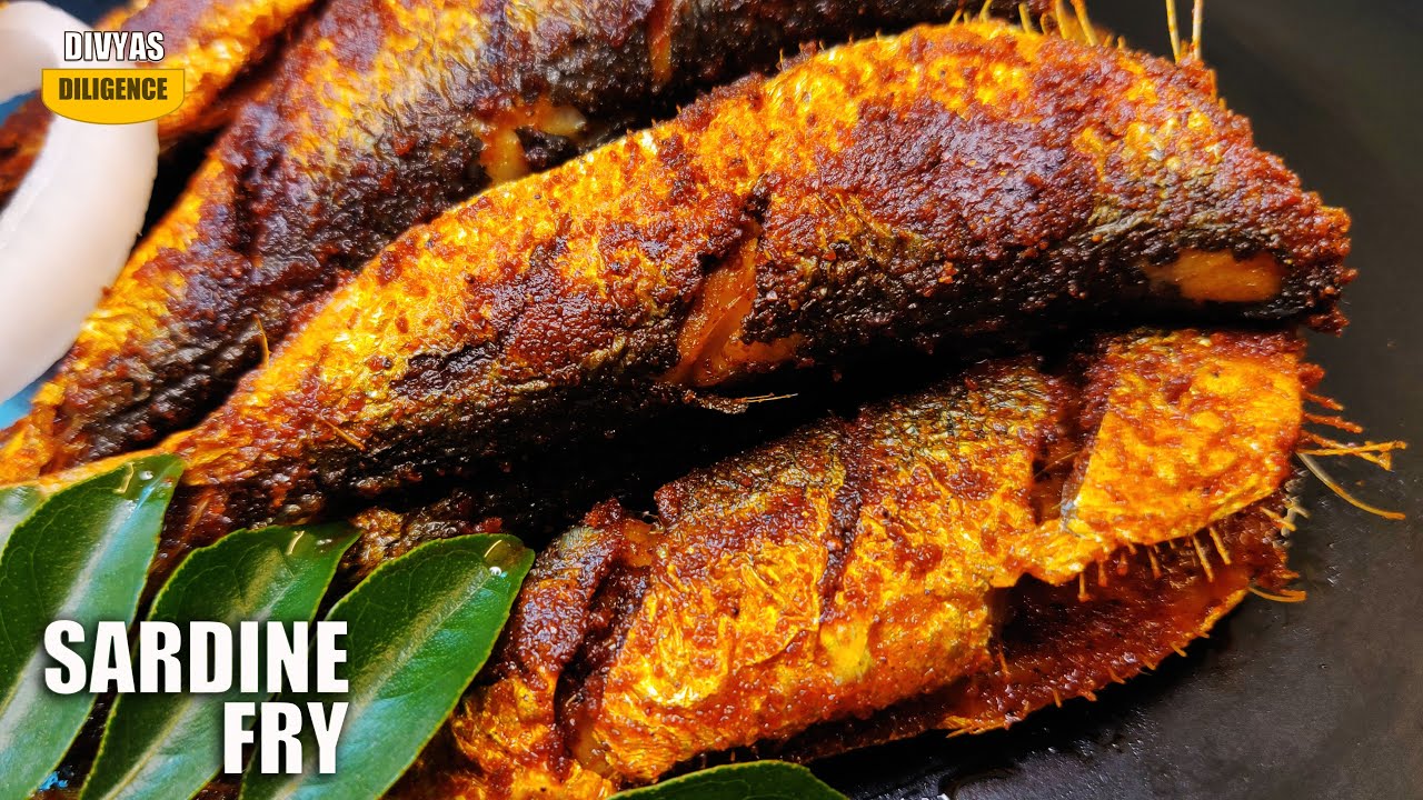 SARDINE FRY||MATHI/CHALA VARUTHATH|| #sardine #sardinefishfry #mathifry ...