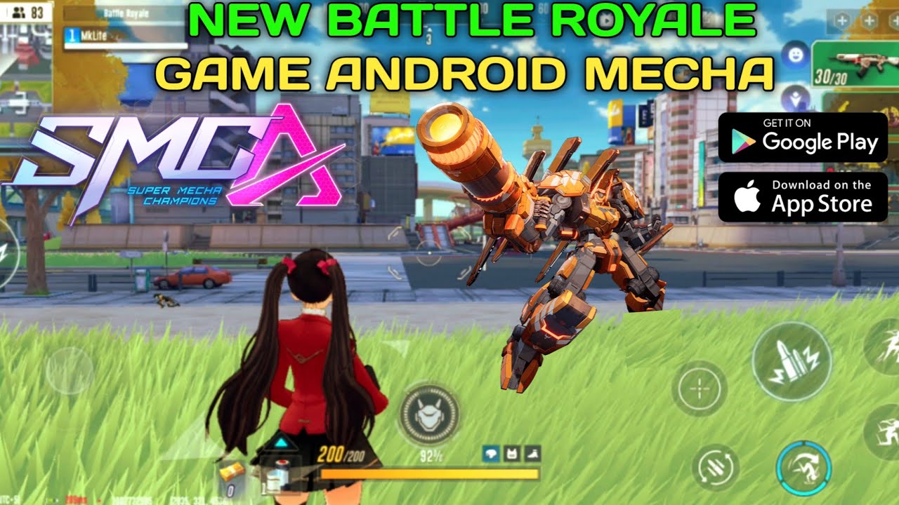 Super Mecha Champions Game Android | New Battle Royale Game In Future ...