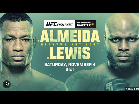 TAKE DOWN LIVE: Ufc Fight Night: Almeida v Lewis - YouTube