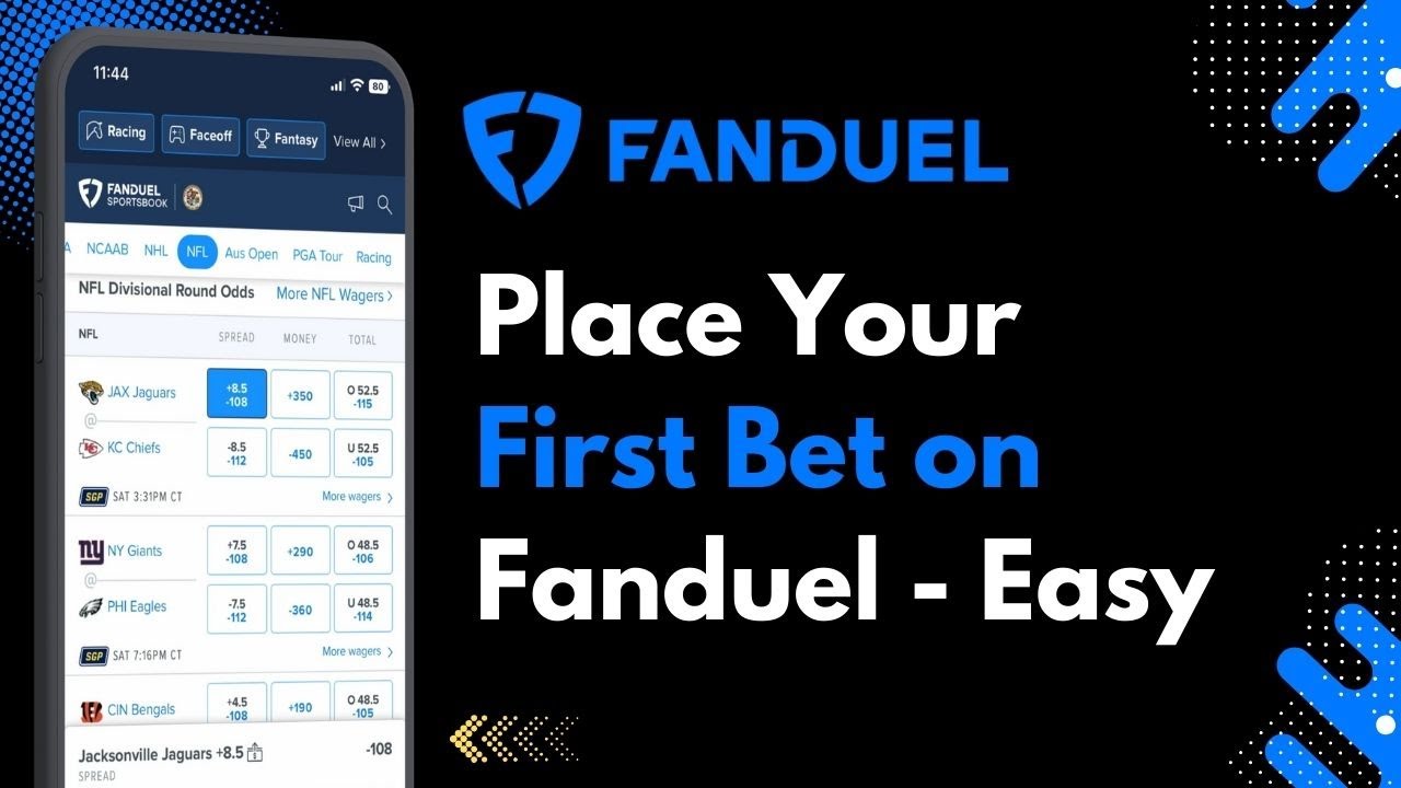 How to Place Your First Bet on FanDuel ! - YouTube