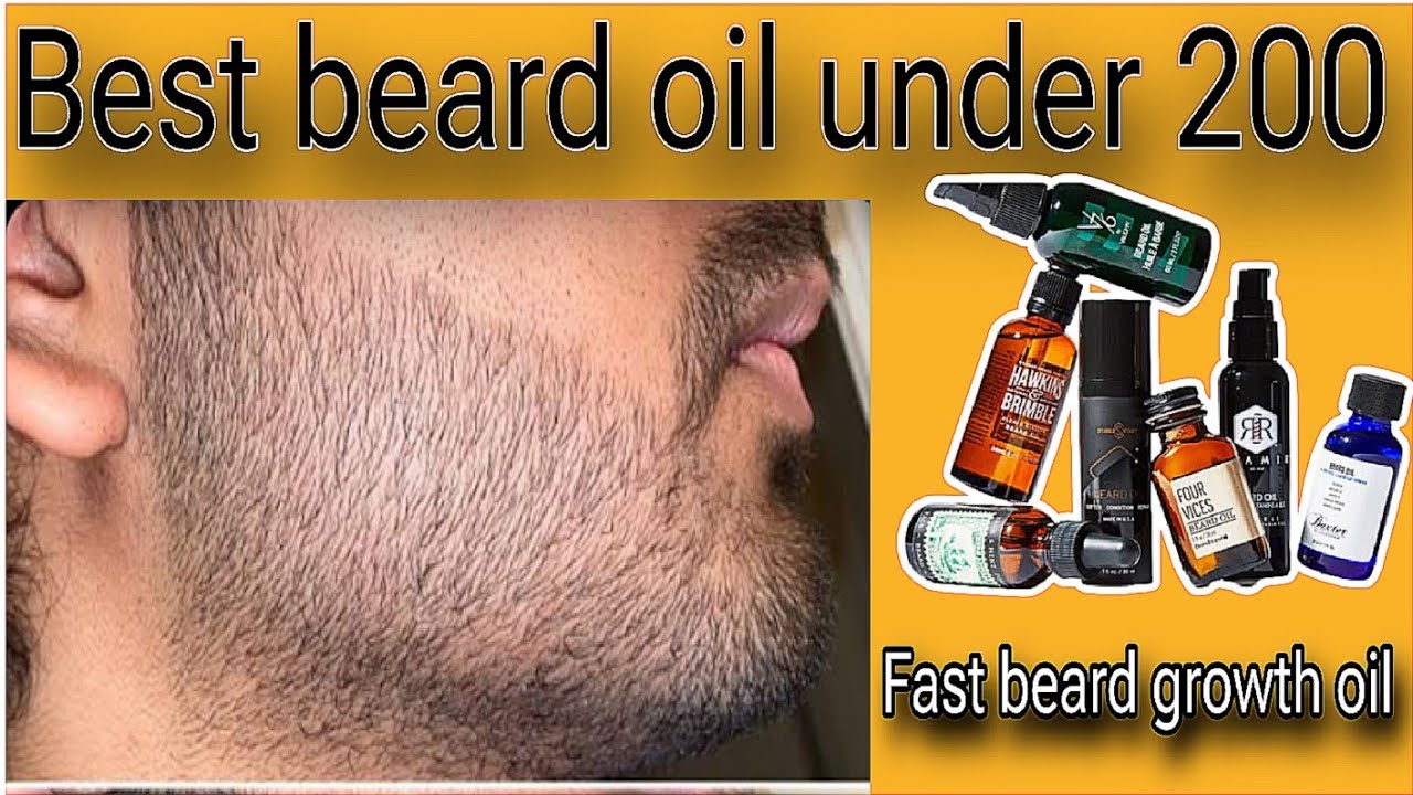 Best beard oil under Rs 200 | how to grow a beard faster - YouTube