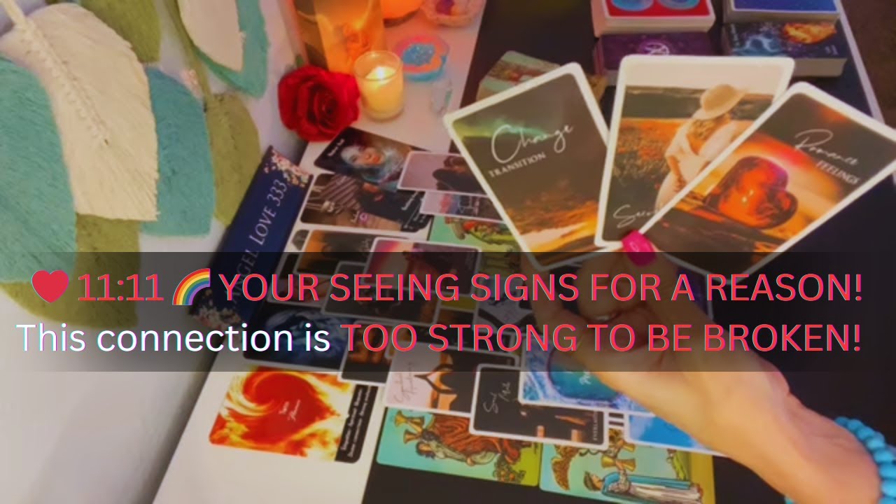 ️ 11:11 🌈 SEEING SIGNS FOR A REASON! This connection TOO STRONG TO BE ...