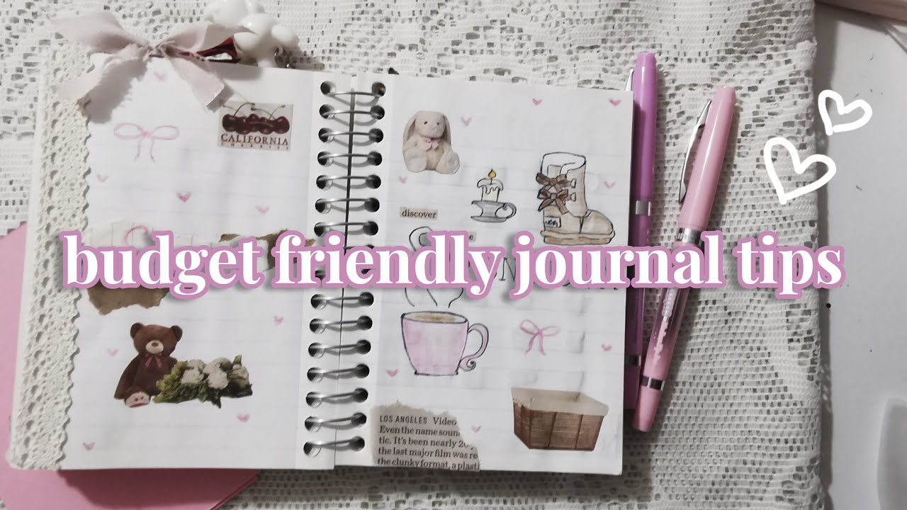 how to decorate cute journals for cheap ♡ (7 ways!) - YouTube