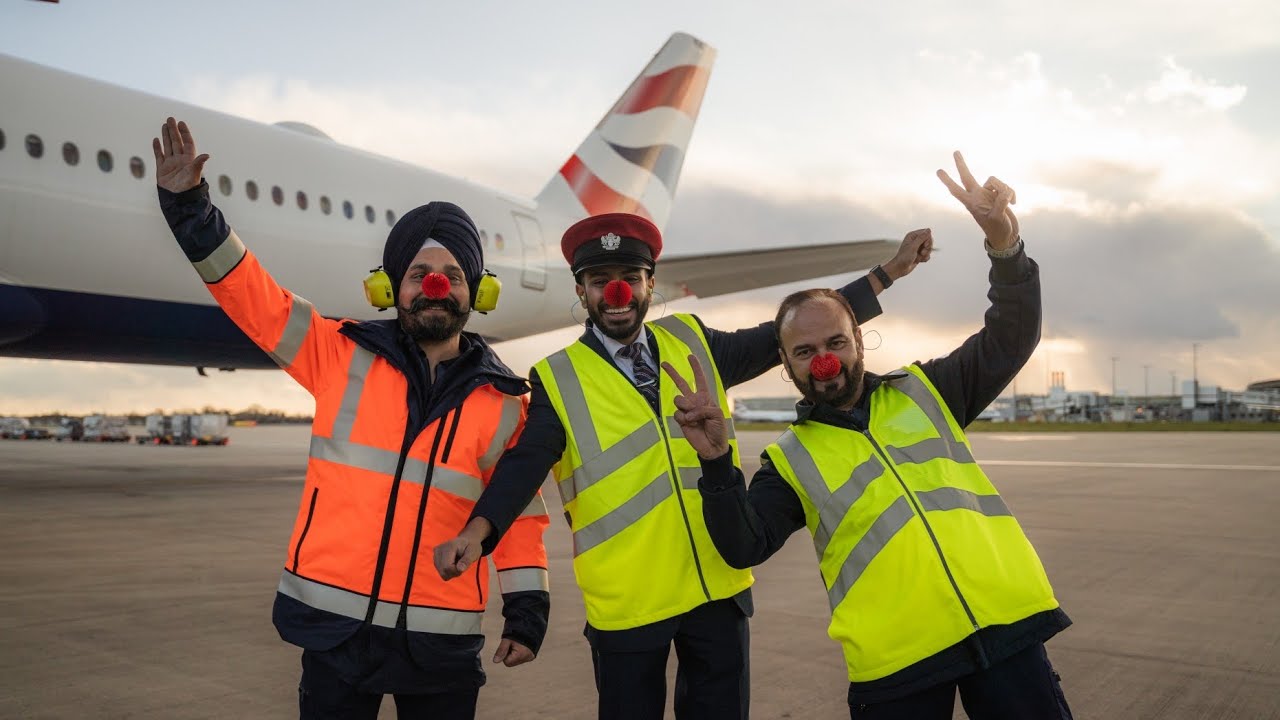 British Airways | Our Flying Start Partnership with Comic Relief - YouTube