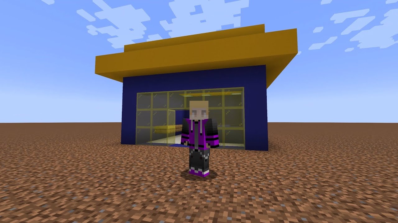 Minecraft Tutorial – Einfachen Laden bauen - YouTube