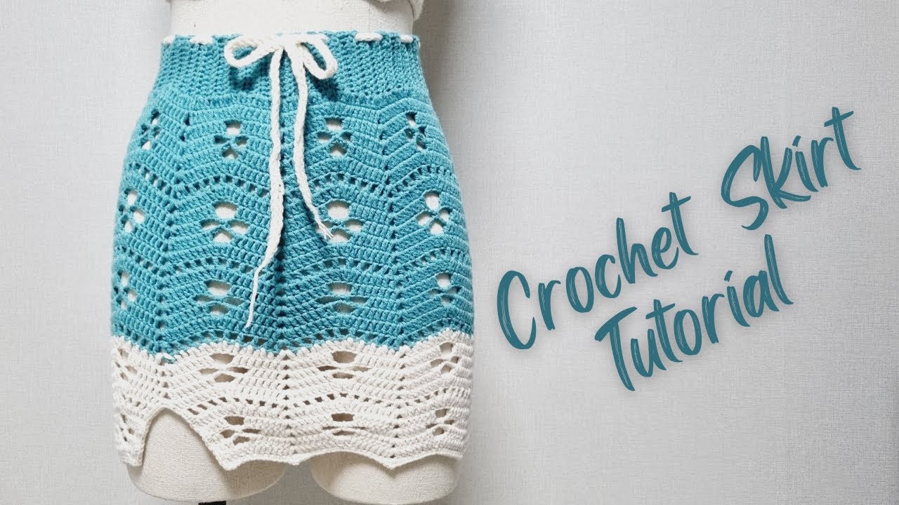 Easy Crochet Skirt Tutorial | Crochet skirt for summer. - YouTube