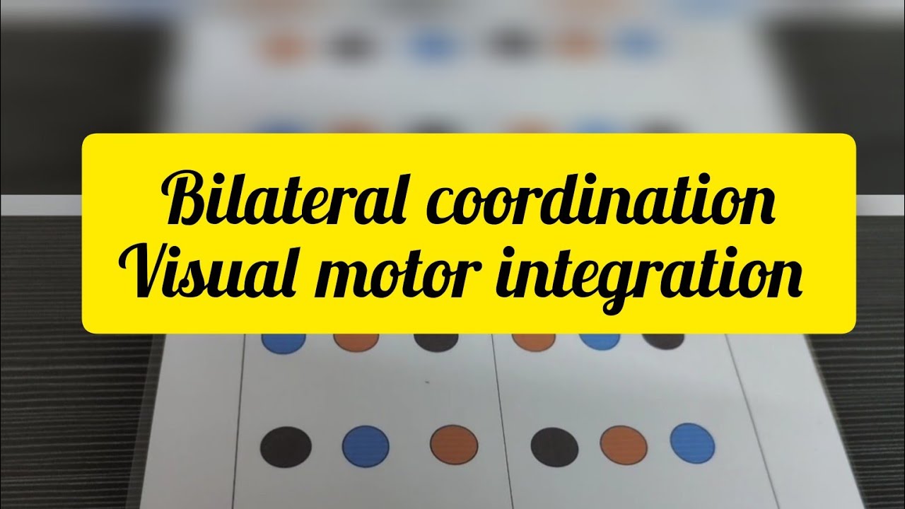 Simple to complex bilateral worksheet - YouTube
