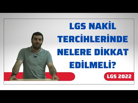 LGS Tercih Sonuçları Açıklandı | LGS 1.Nakil İşlemleri Nasıl Yapılır? | LGS 2022