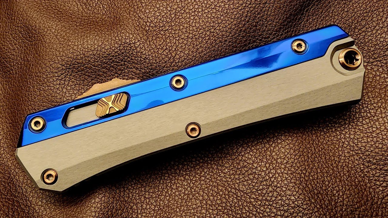 Customized Microtech Glykon, Polished, Electro-Blued, Bronzed, etc ...