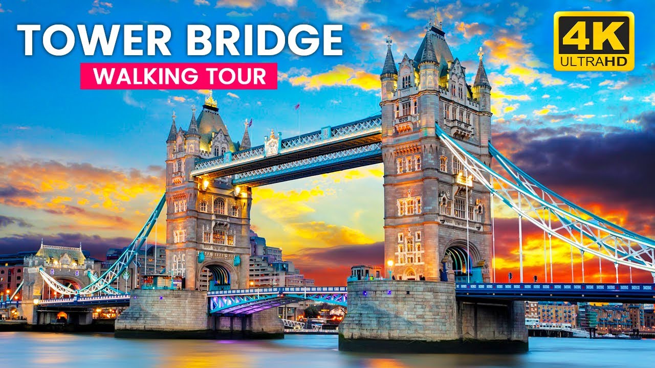 🌇 Sunset Walking Tour to London Tower Bridge🇬🇧: PART2 - YouTube