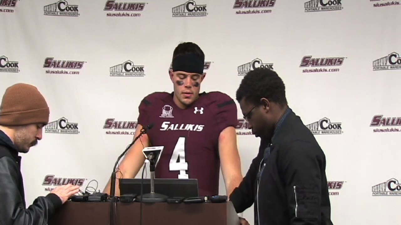 SIU Football Postgame Press Conference - YouTube