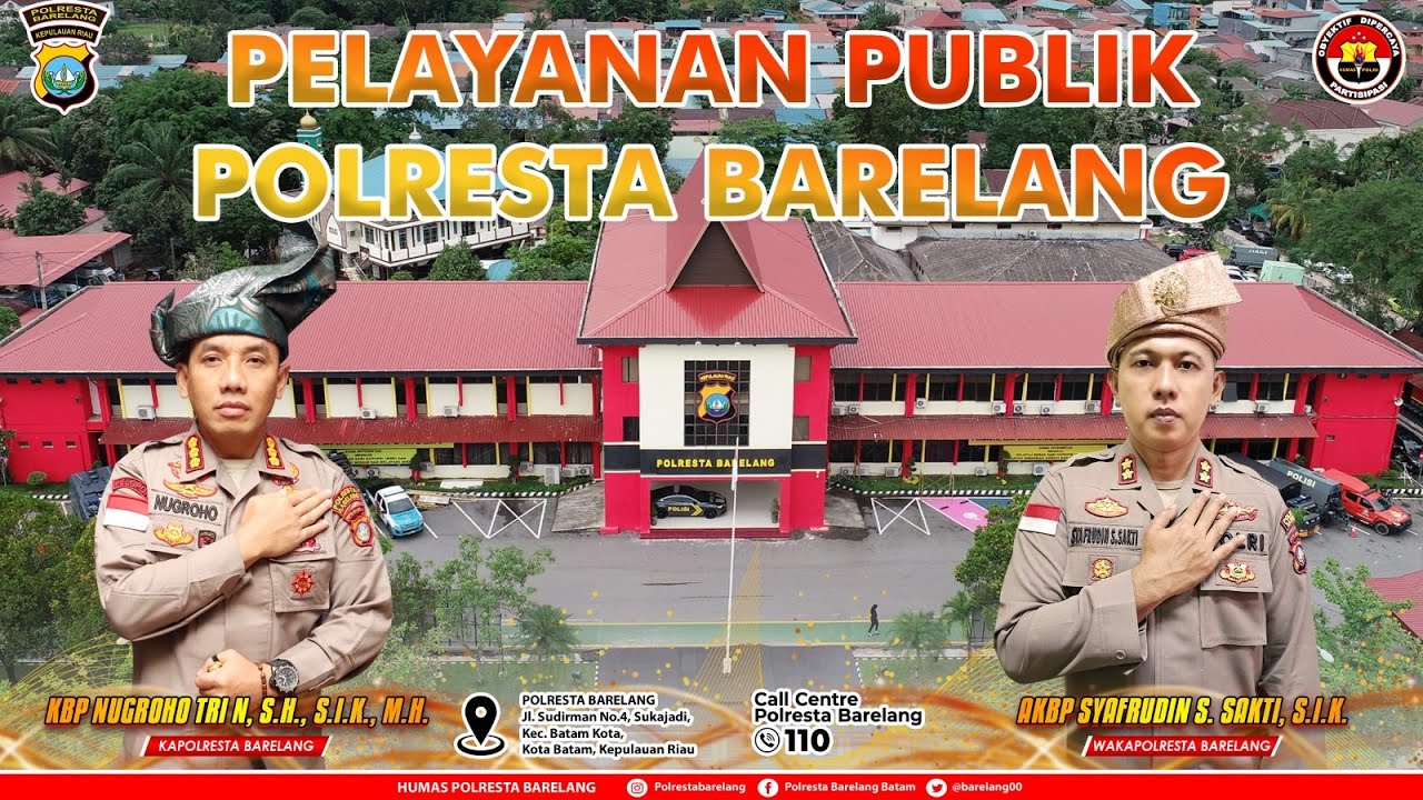 PELAYANAN PUBLIK POLRESTA BARELANG 2023 - YouTube