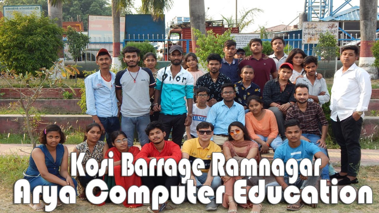 Kosi Barrage Ramnagar Dam Vlog by Students of Arya Computer Education | Full on Masti with ...