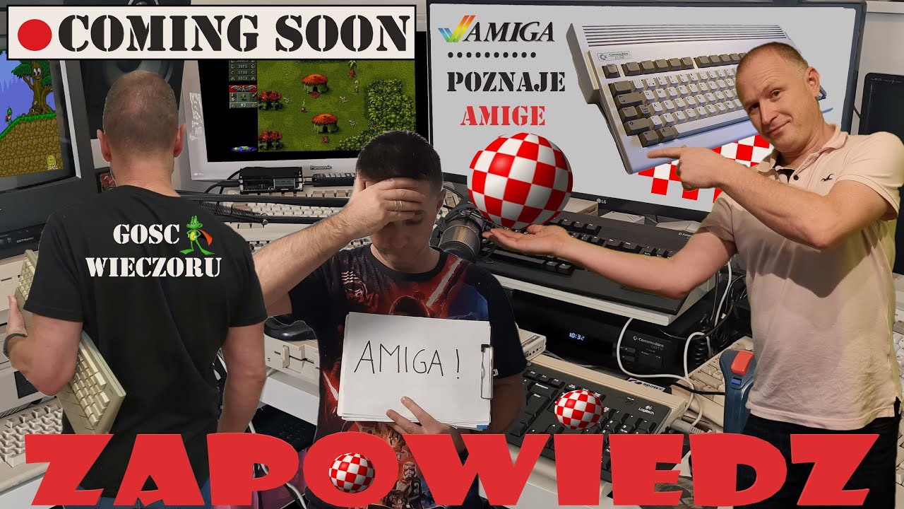 ELIOP (ATARI RETRO FAN) poznaje AMIGE - Zapowiedz Live'a - YouTube