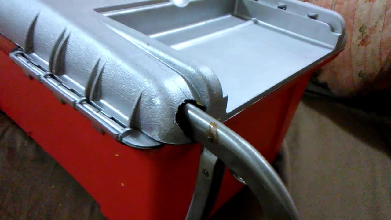 DIY project on the new tackle box for the postman kyack - YouTube