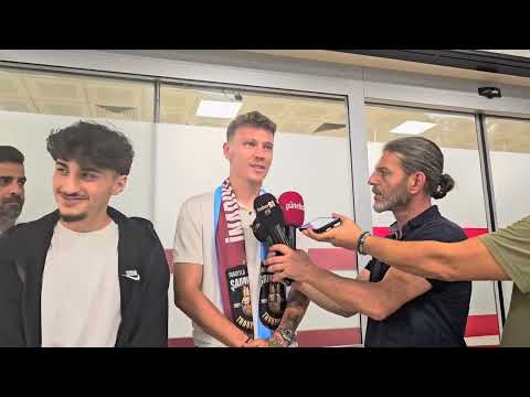 Serdar Saatçi: Daha önce Beşiktaş'taydım şimdi Daha büyük bir kulübe geldim #trabzonspor #beşiktaş