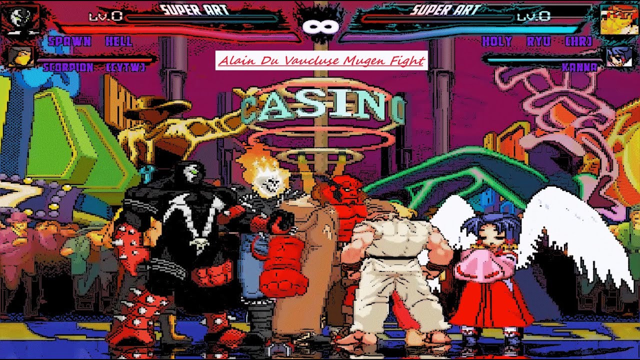 Mugen : Team Hell Spawn Vs Team Angels (Request) - YouTube