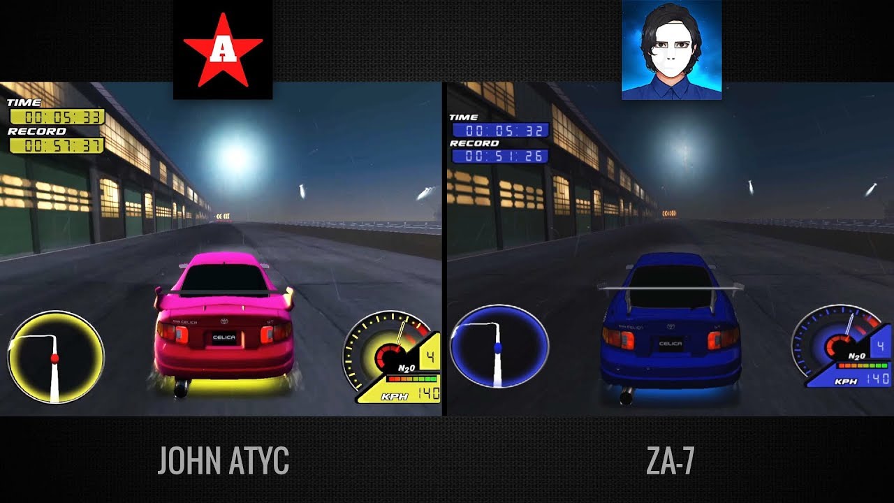JOHN ATYC vs ZA-7 (Time Attack) - Toyota Celica SS-I | Juiced THQ - YouTube