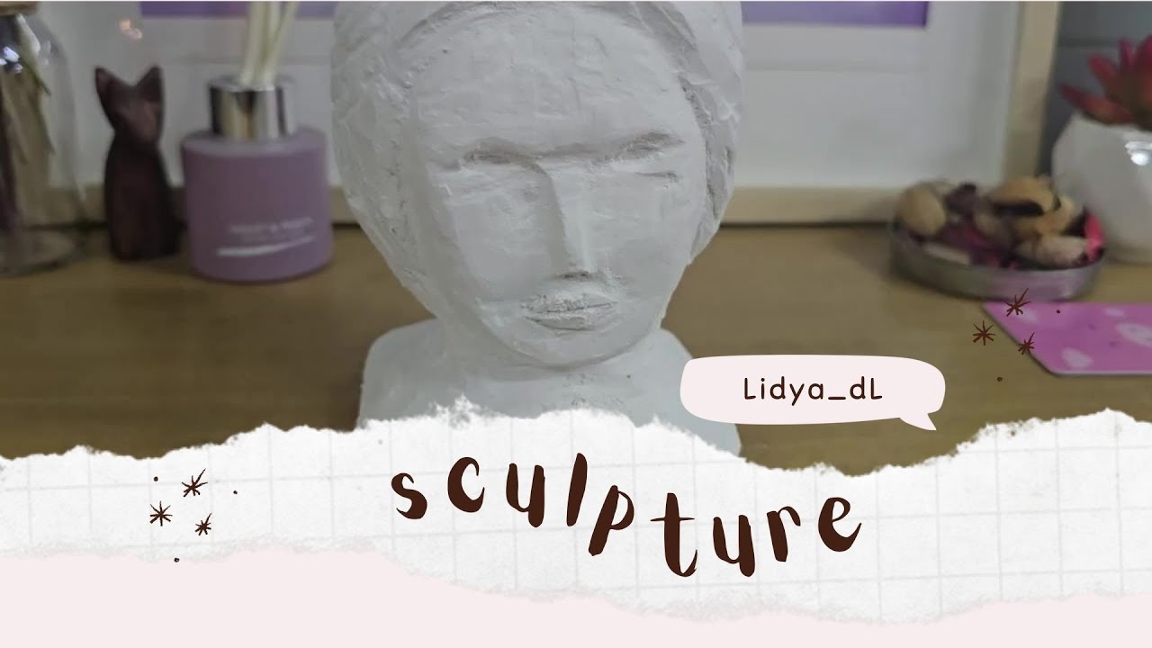 Membuat patung dari bahan gips. - YouTube