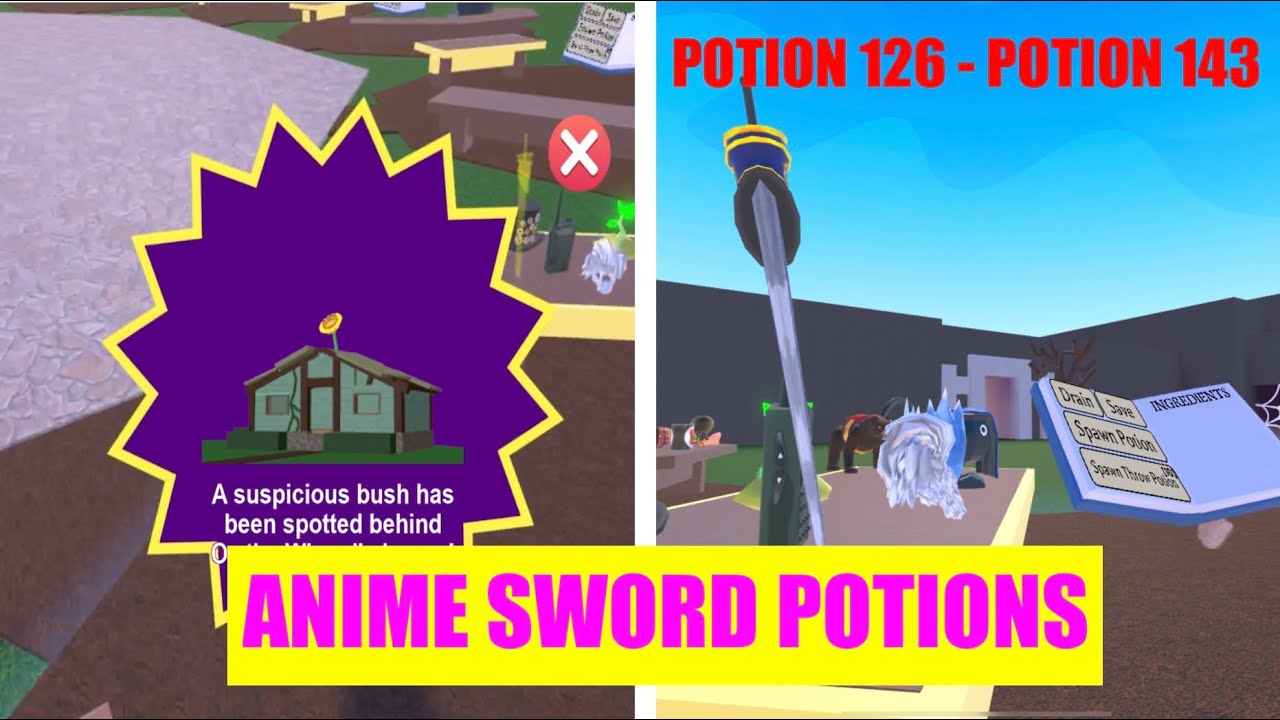 All NEW ANIME SWORD POTIONS IN WACKY WIZARDS OLD UPDATE - ANIME HERO ...