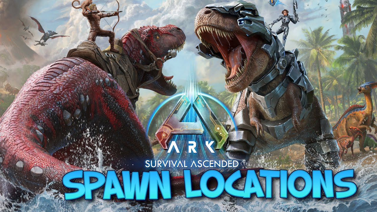 SPAWN LOCATIONS - ASA - THE ISLAND - YouTube