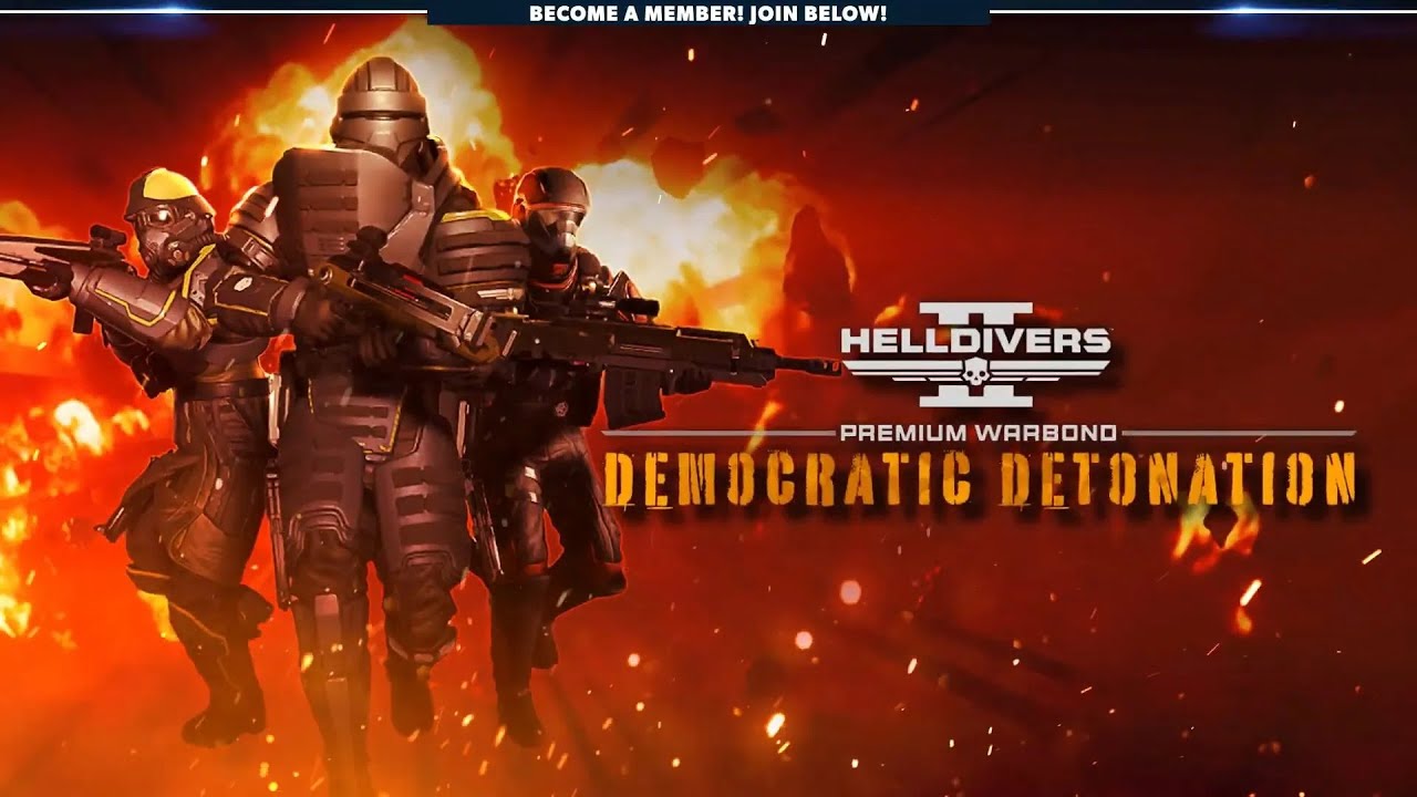Helldivers 2 - Warbond: Democratic Detonation Trailer | PS5 & PC - YouTube