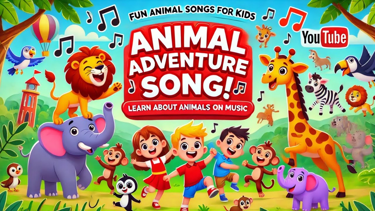 Fun Animal Songs for Kids | Learn About Animals with Music | Zoo ...
