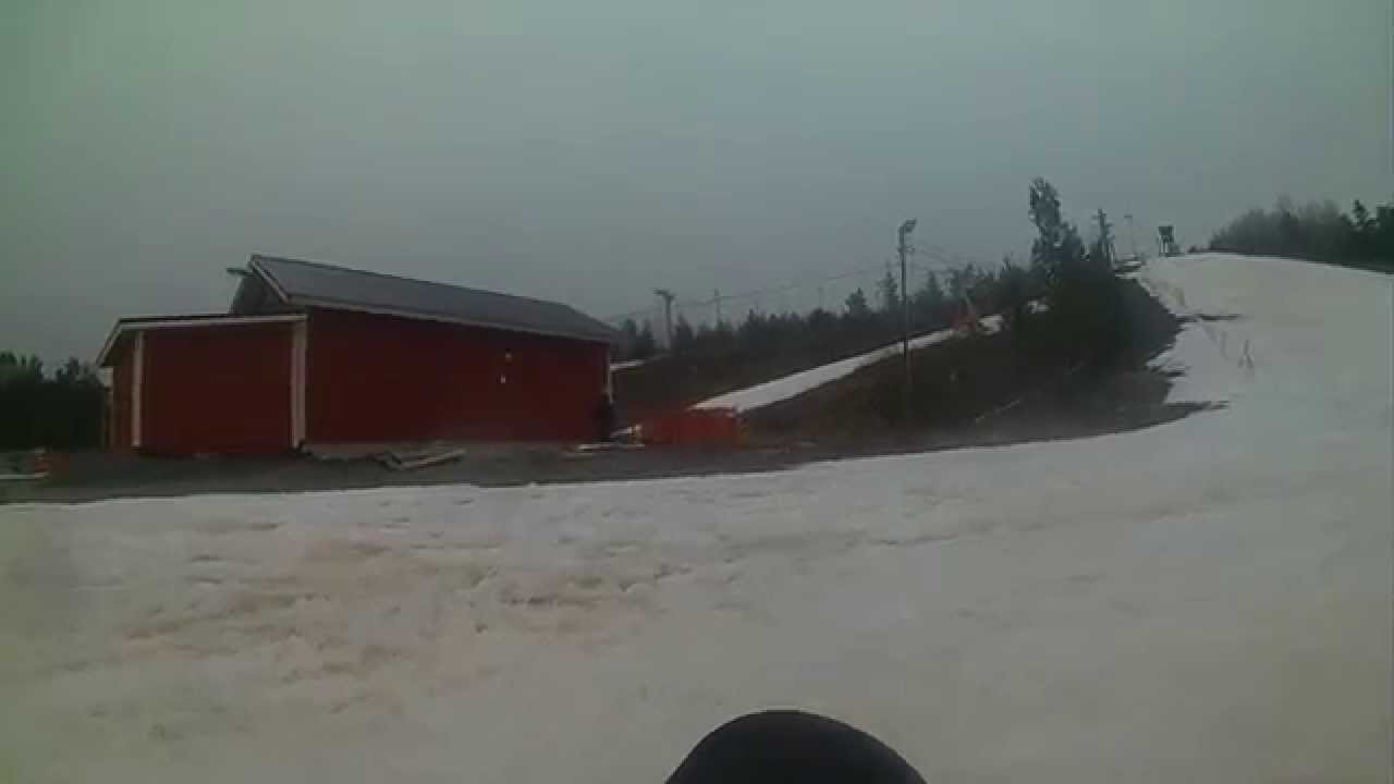 Öjberget flyby mounted on Stiga Snowracer - YouTube