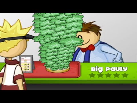 playing papa's burgeria until i get to rank 10