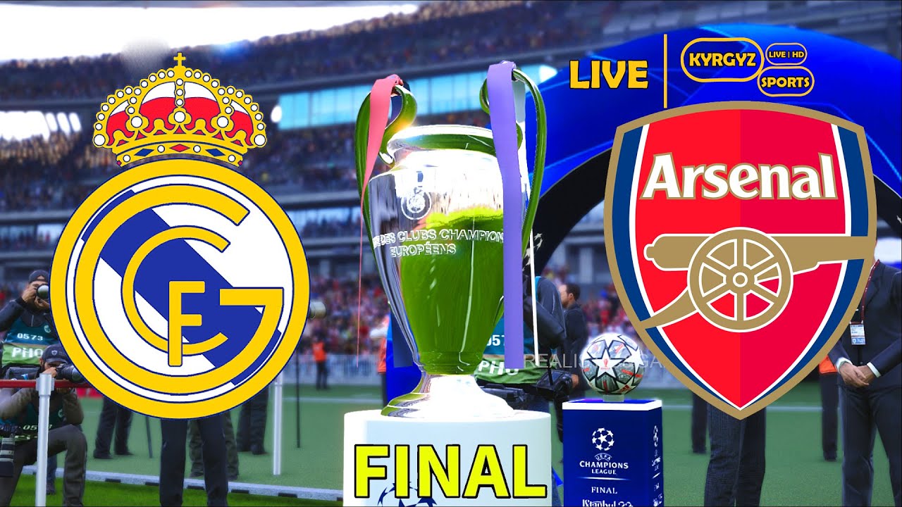 Real Madrid vs Arsenal - Final UEFA Champions League 2024 UCL - Full ...
