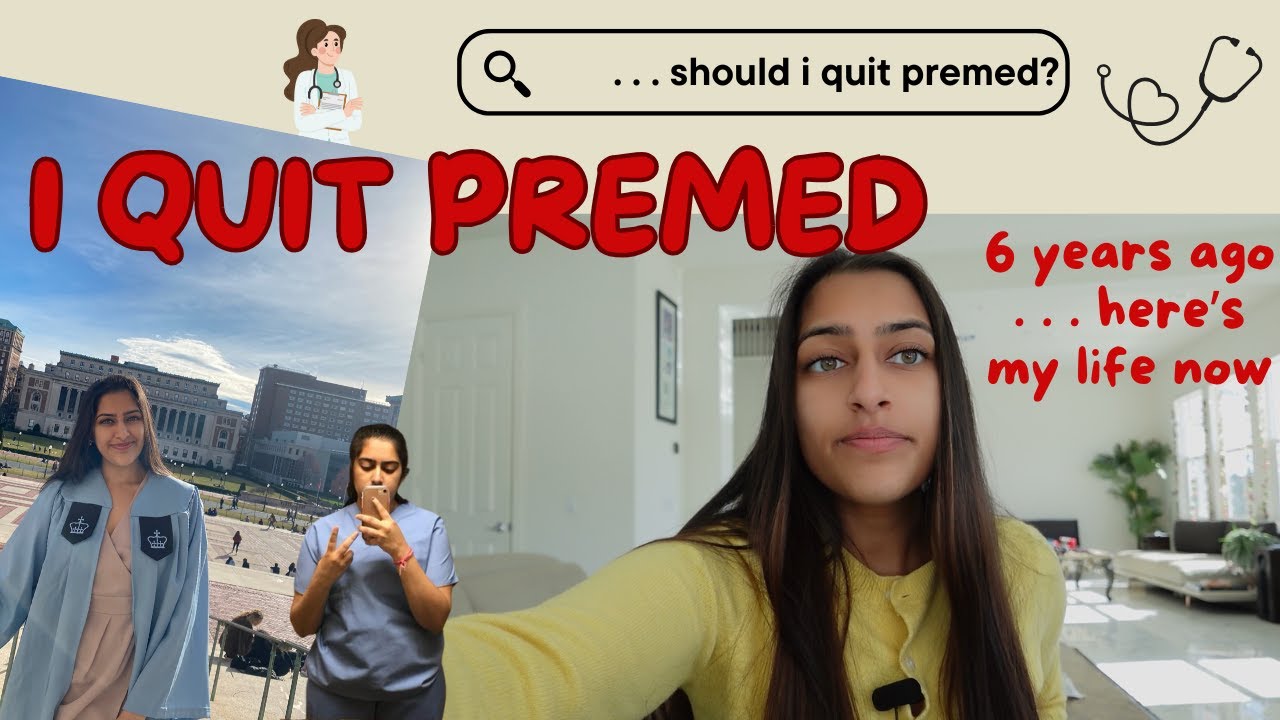 WATCH THIS VIDEO IF YOU'RE THINKING ABOUT QUITTING PRE-MED - YouTube