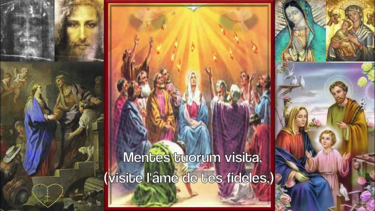Veni Creator Spiritus ~ Latin / Francais ~Viens Esprit Créateur - YouTube