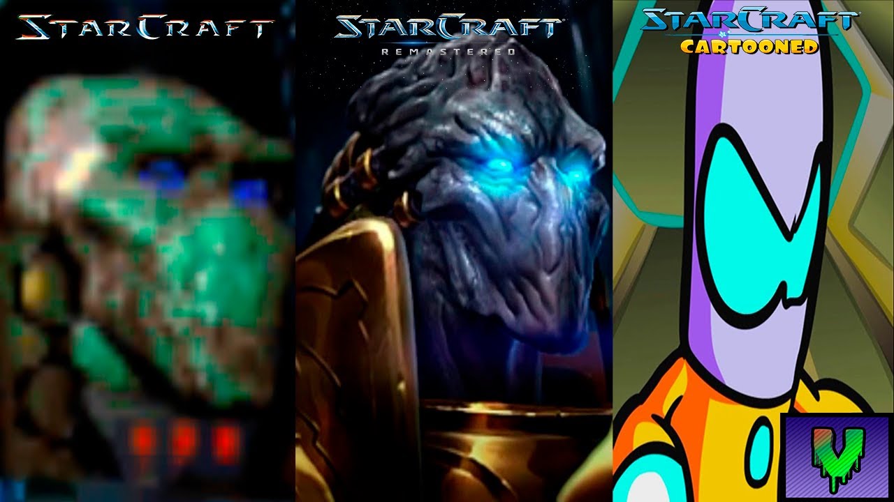 STARCRAFT - COMPARACIÓN GRÁFICA - UNIDADES Y ESTRUCTURAS PROTOSS - SC ...