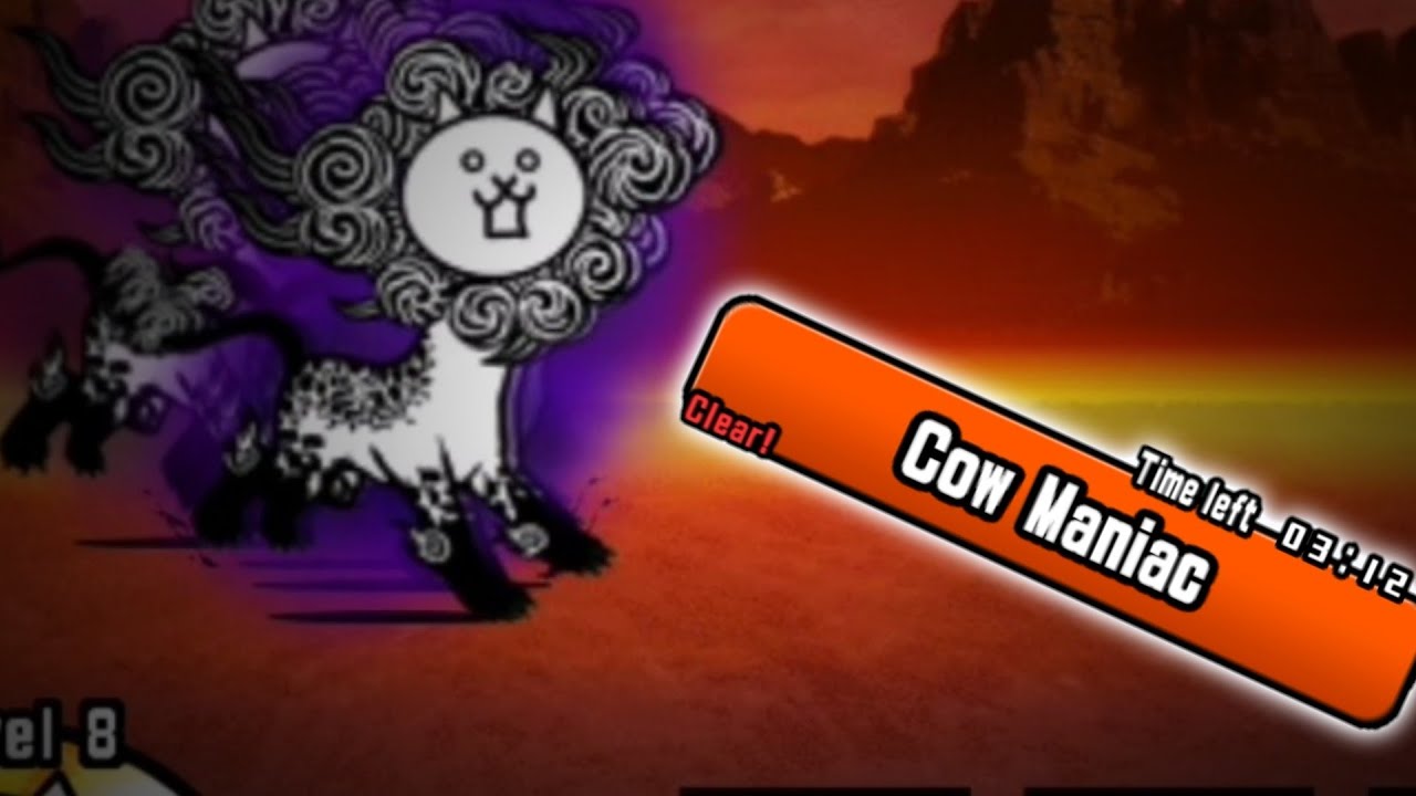 The battle cats (COW MANIAC)!!! - YouTube