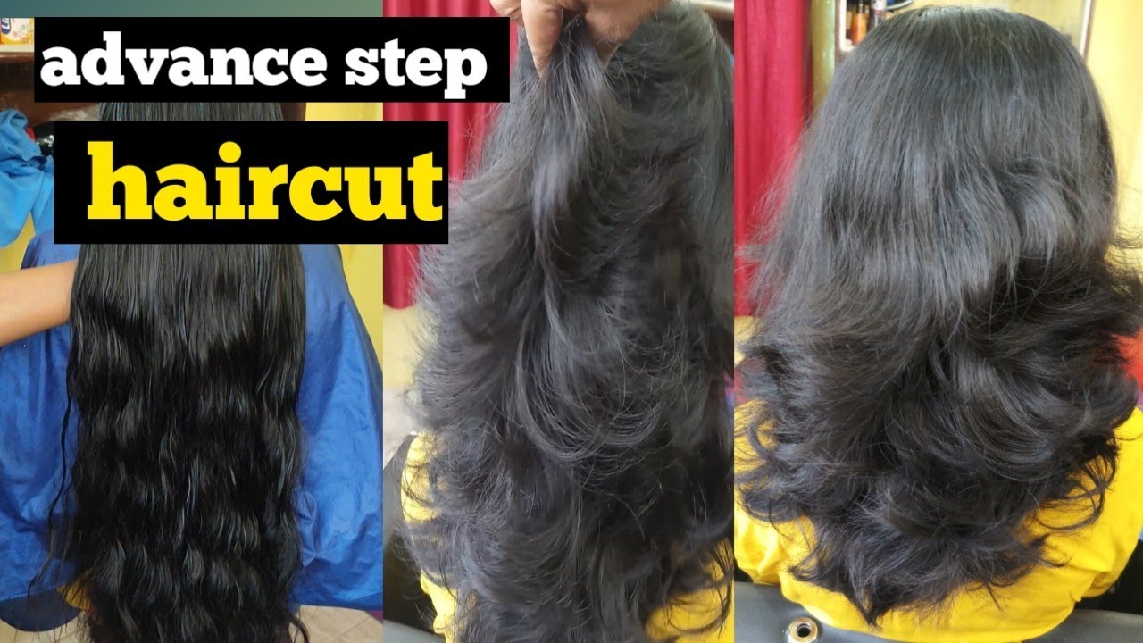 multi step and advance haircut - step by step = parlour with doli #🦋🙏 ...