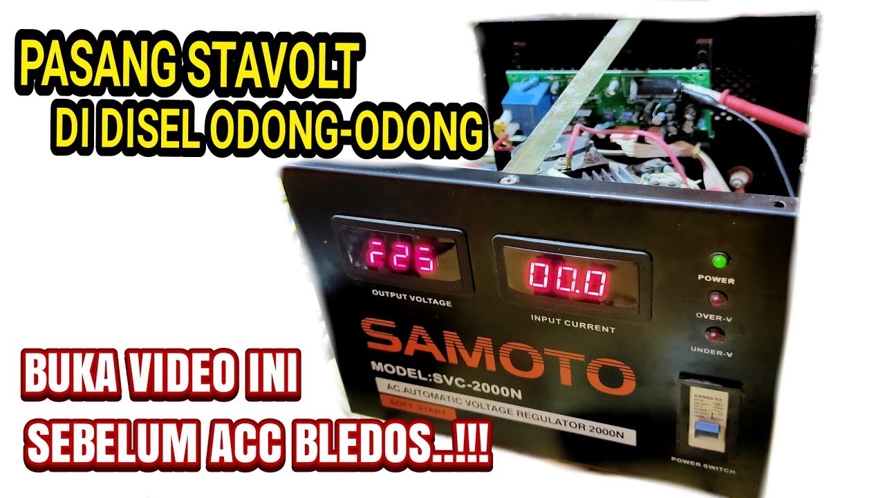 Bahaya Stabilizer Stavolt Untuk Disel Sound System - YouTube
